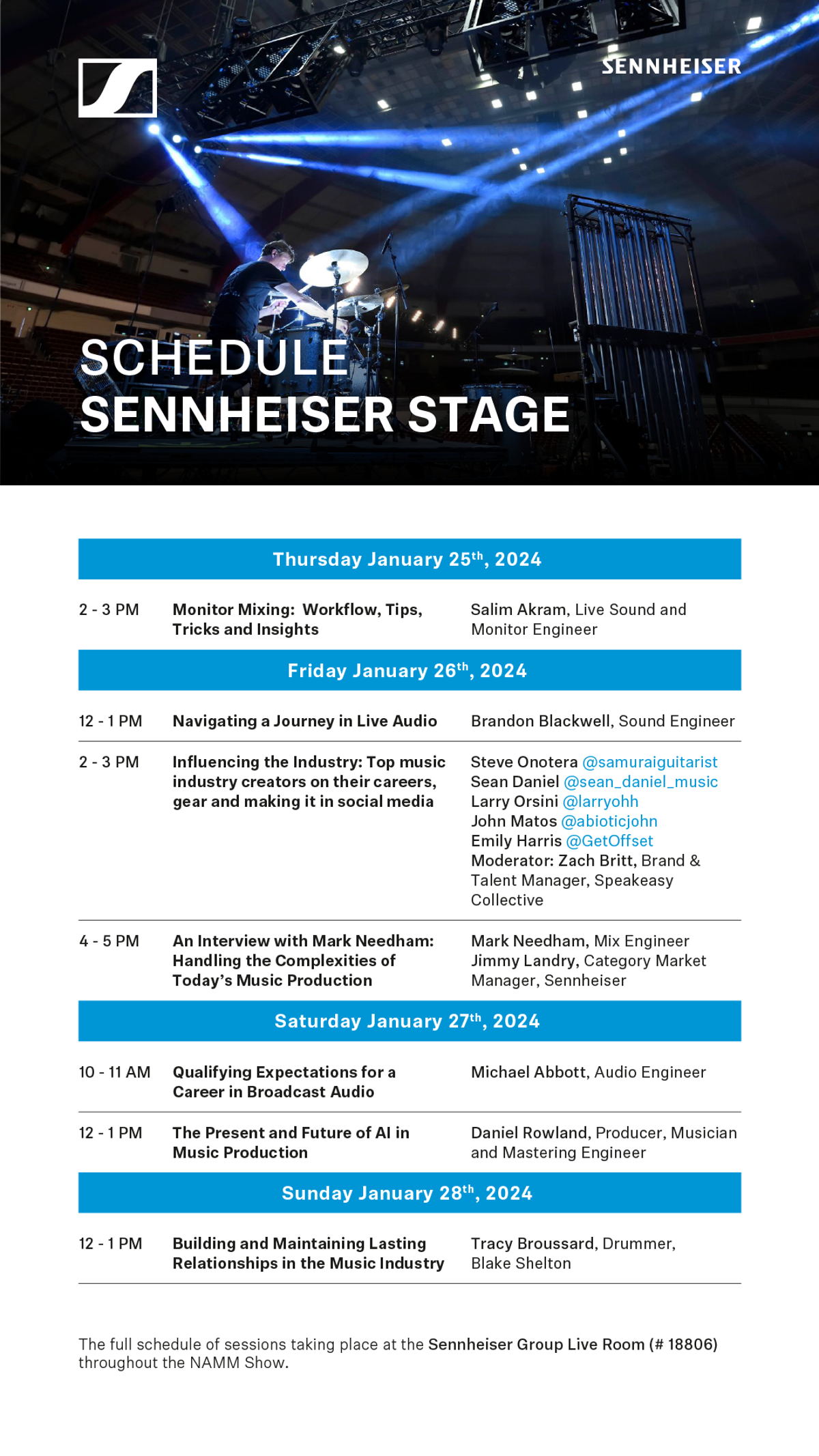 Sennheiser Group brings audio galore to The 2024 NAMM Show