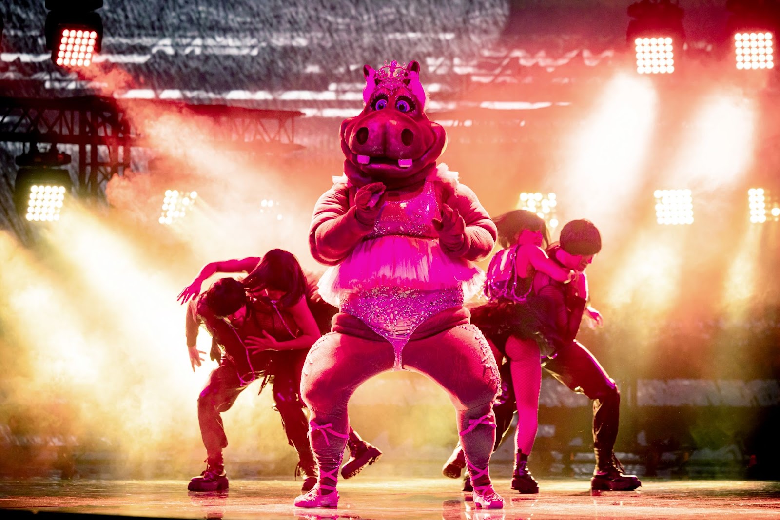 “Wa’s da?”: heavy Hippo breekt het kot af in The Masked Singer