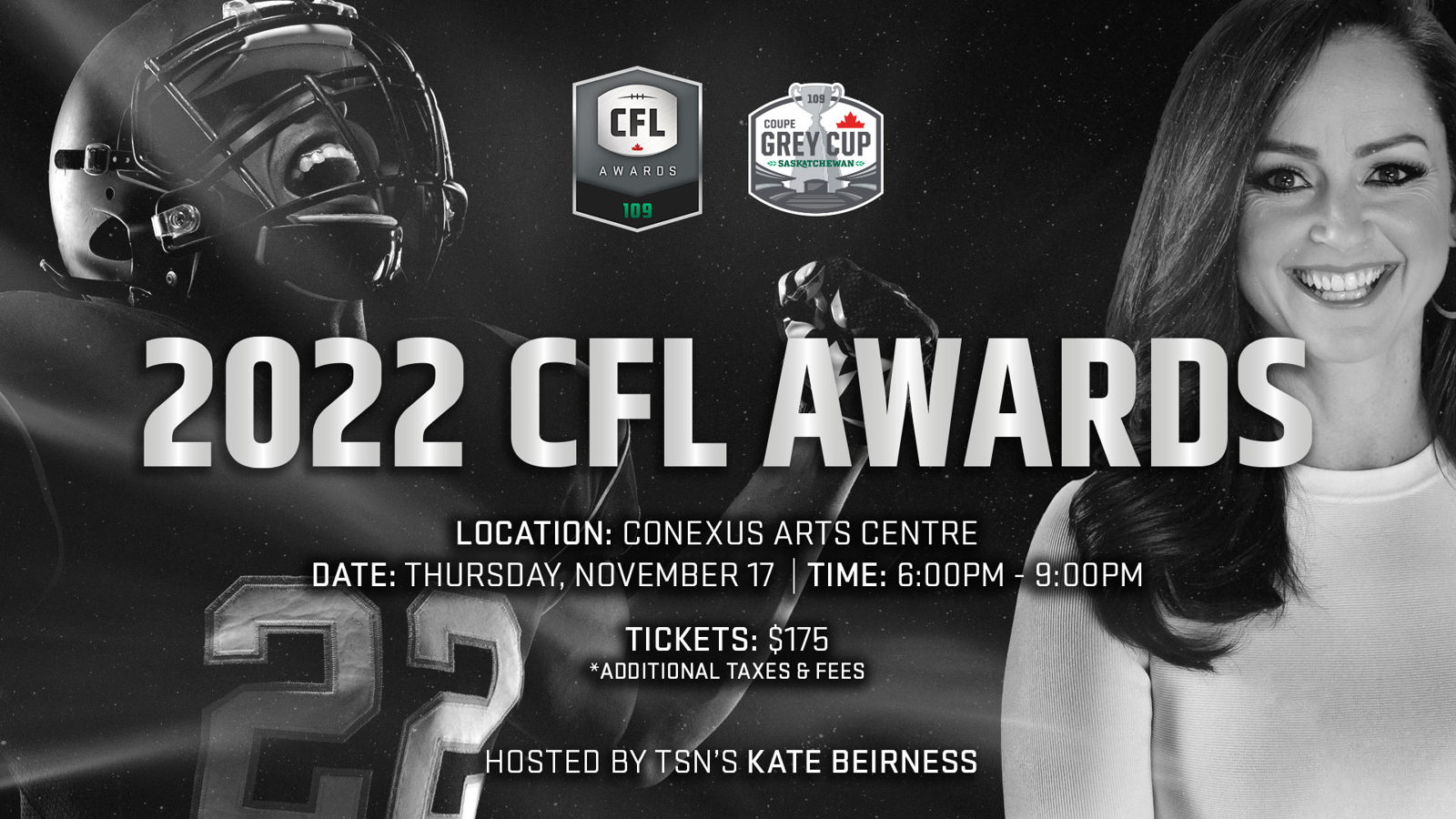 TSN’S KATE BEIRNESS RETURNS TO HOST CFL AWARDS
