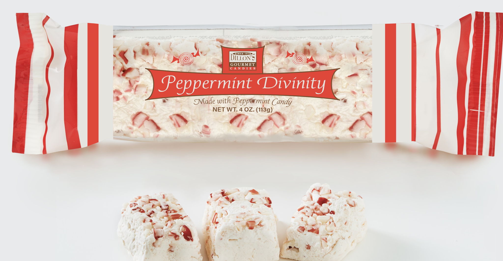 Dillon Candy Company debuts new 4 oz. Peppermint Divinity package
