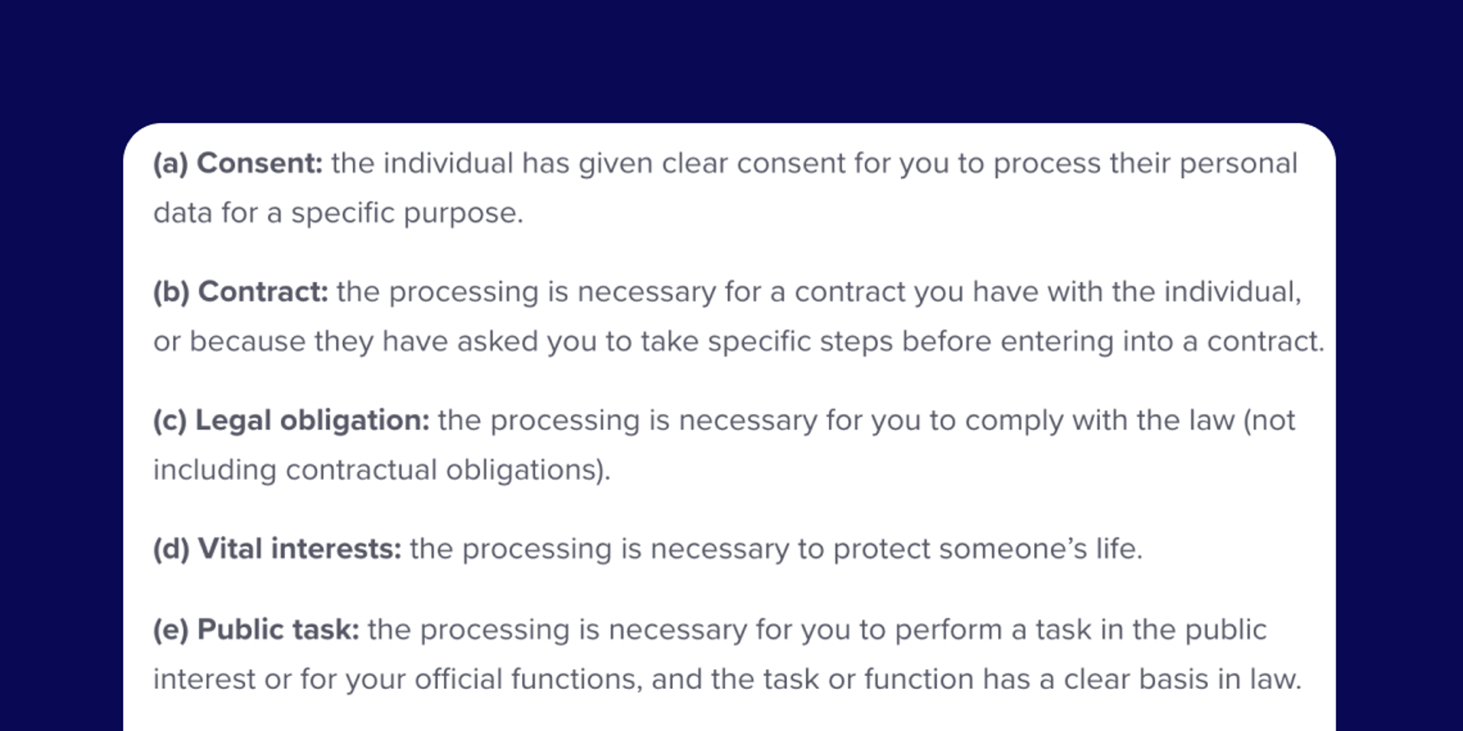 Consent & your existing database | Help Section