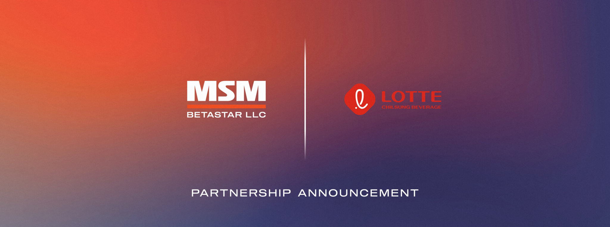MSM Group and Lotte Chilsung announce partnership
