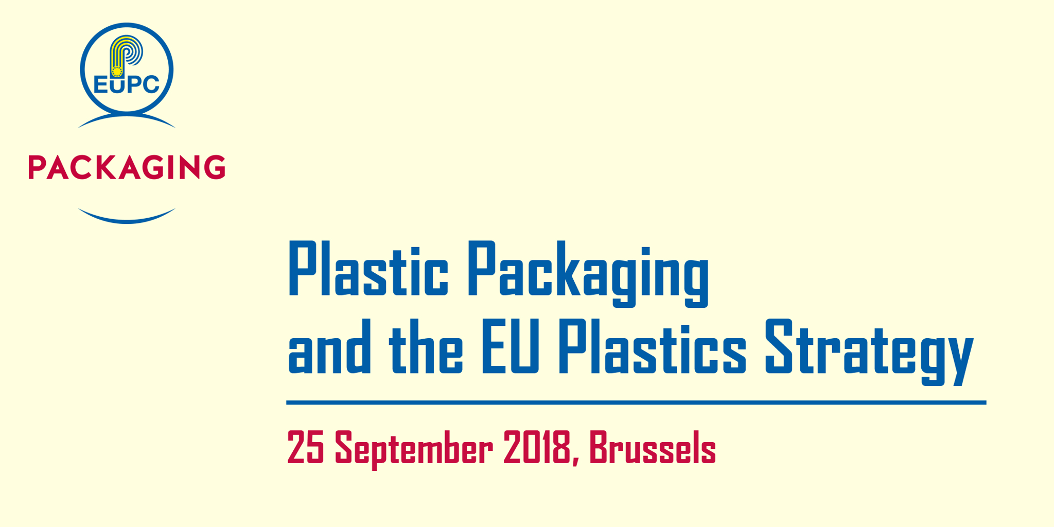 Plastic Packaging and the EU Plastics Strategy - Draft Programme Published