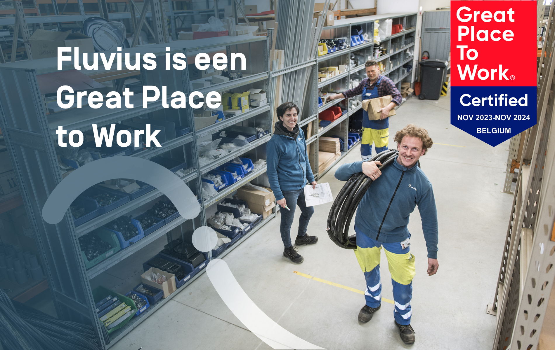 Fluvius is een Great Place to Work