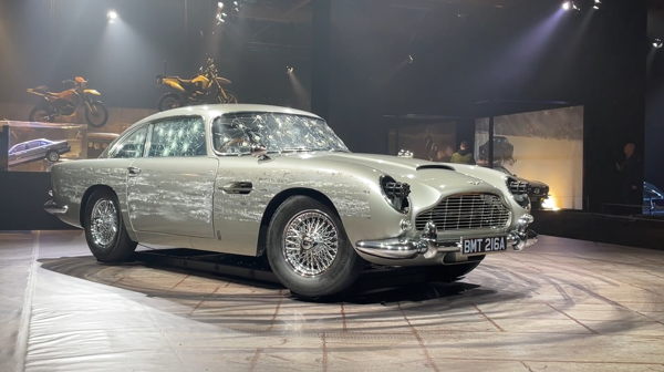 Iconic James Bond vehicles on display at Brussels Expo