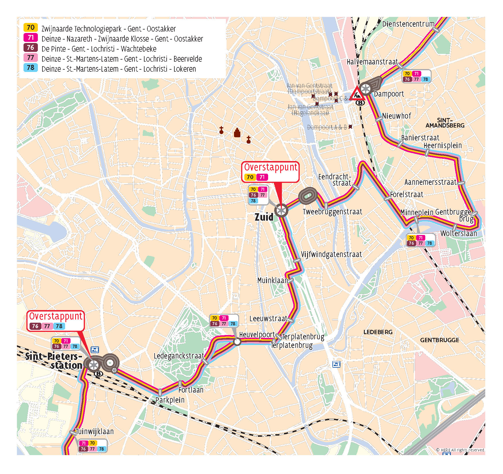 Gent – werken aan Dampoort