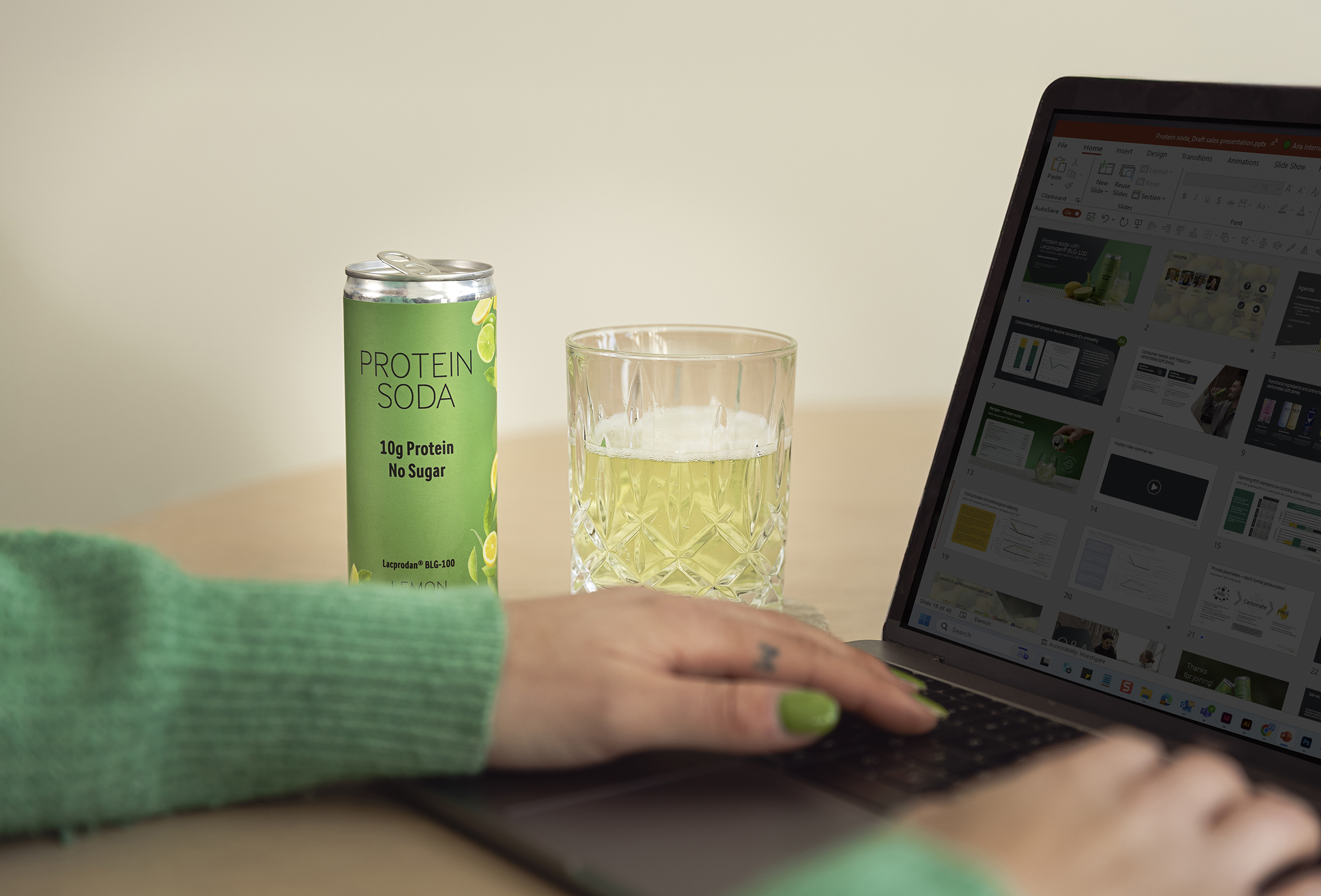 Arla Foods Ingredients showcases protein soda concept at Vitafoods Europe