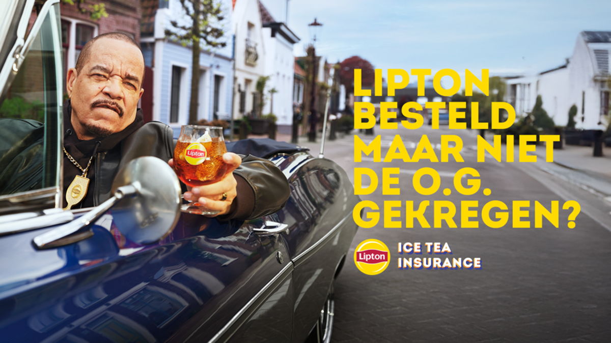 TBWA & Lipton Ice Tea lanceren 'Ice Tea Insurance' met rapper Ice-T