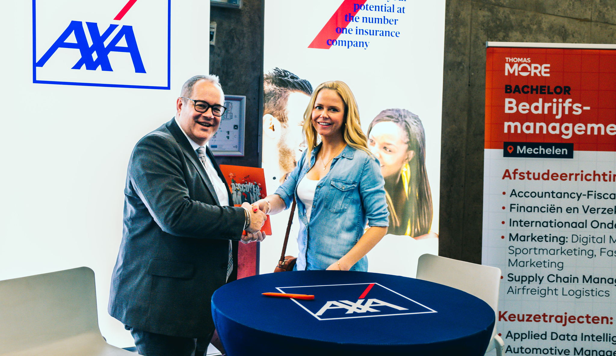 Thomas More en Axa worden 'partners in education'