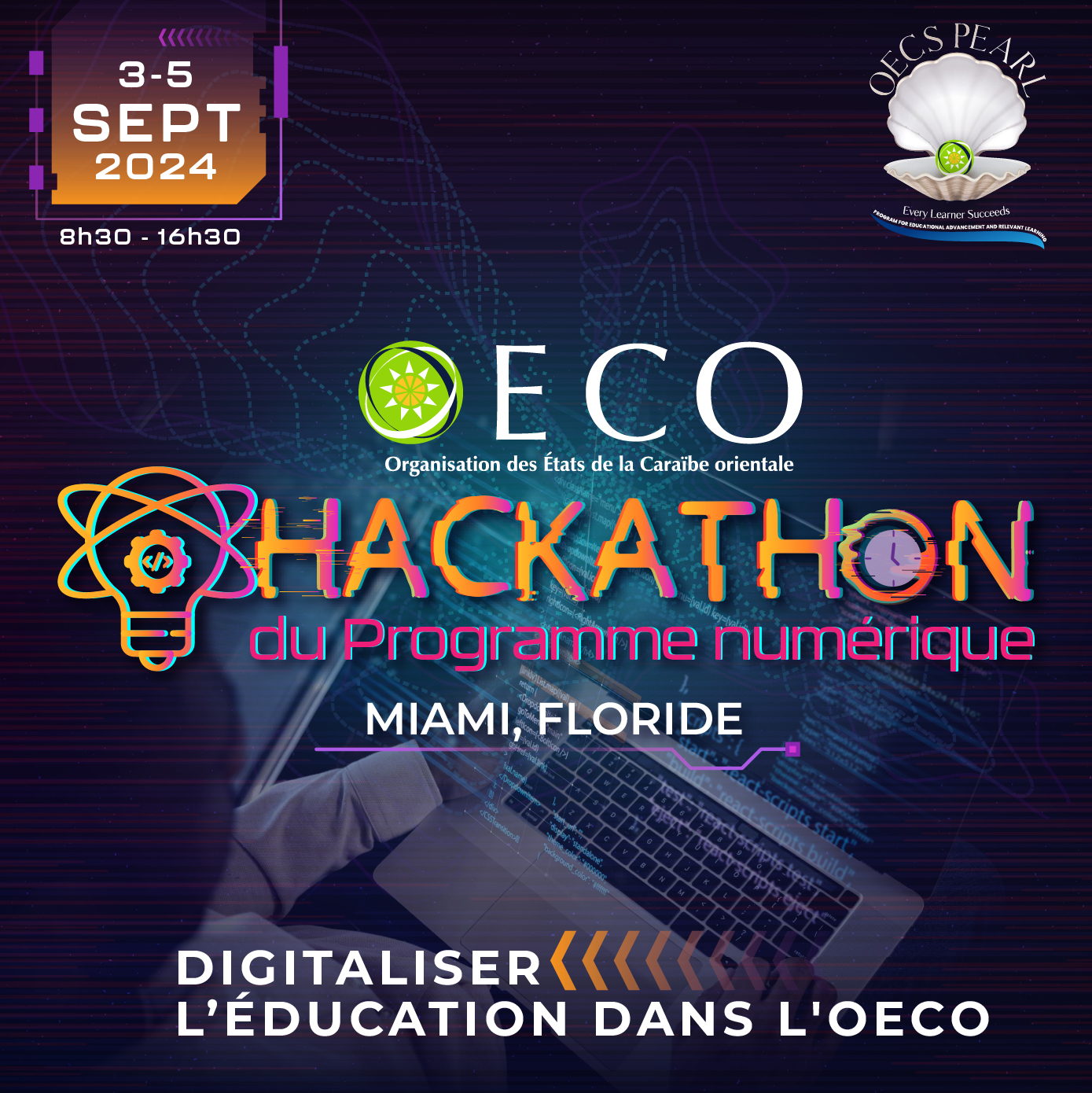 L'OECO conclut avec succès le Hackathon du programme numérique d'enseignement