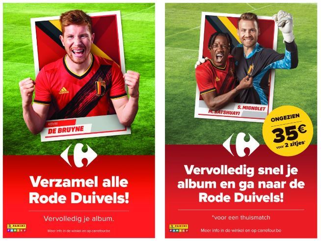 Carrefour lanceert een nieuw album Rode Duivels en Red Flames : 132 ...