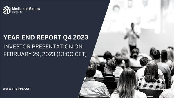 MGI – Media and Games Invest SE Invites Investors to the Presentation ...