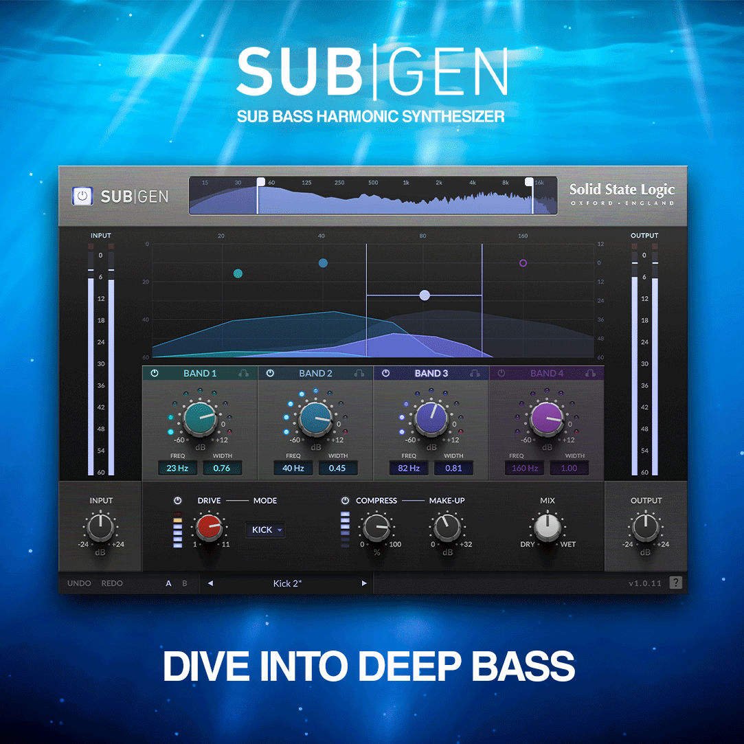 Dive Into Deep Bass: Solid State Logic Continues Expansion of SSL Complete with SubGen Plug-in ...