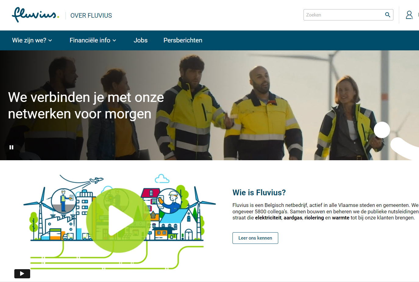 Fluvius pakt uit met nieuwe corporate website