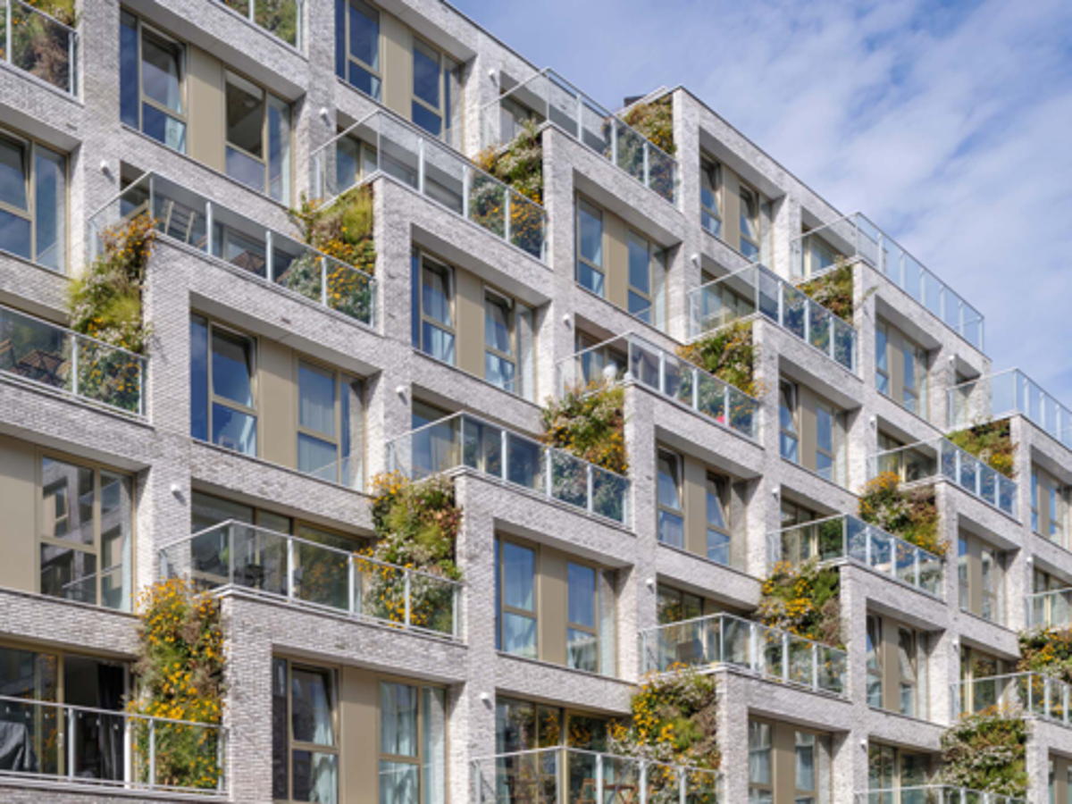 The Twins, a residential ensemble like a green valley by KCAP