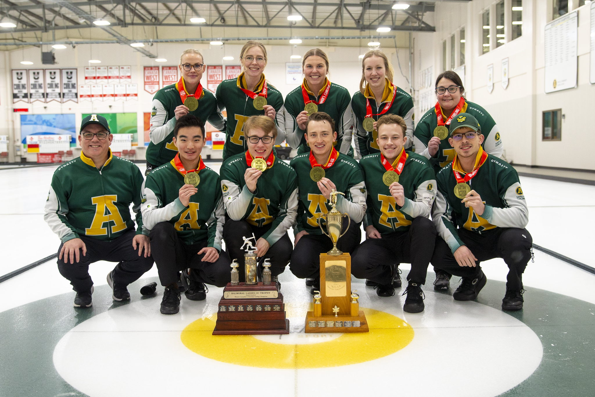 Double gold: Golden Bears and Pandas capture 2024 Canada West Curling ...