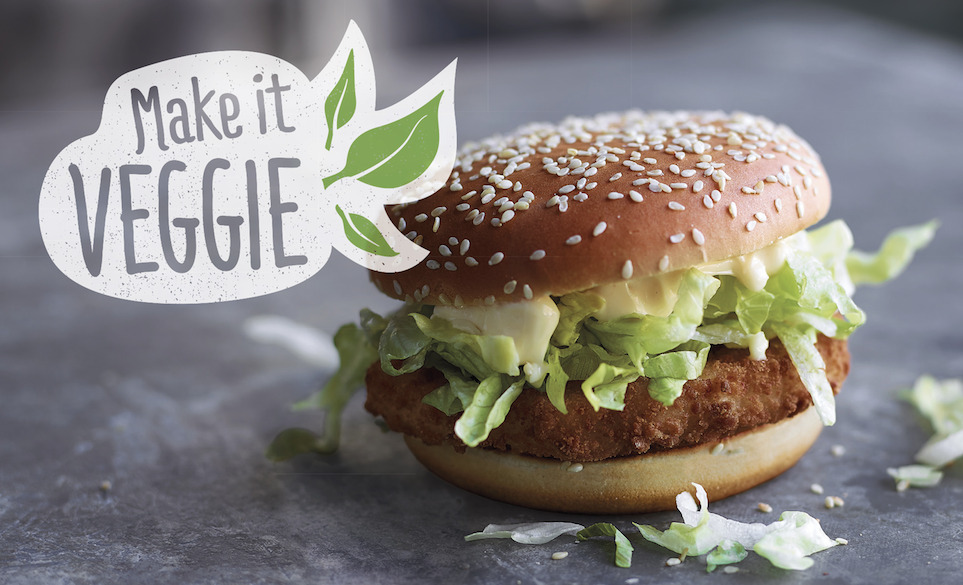 McDonald’s introduceert “Make it Veggie”, een 100% vegetarisch gamma!