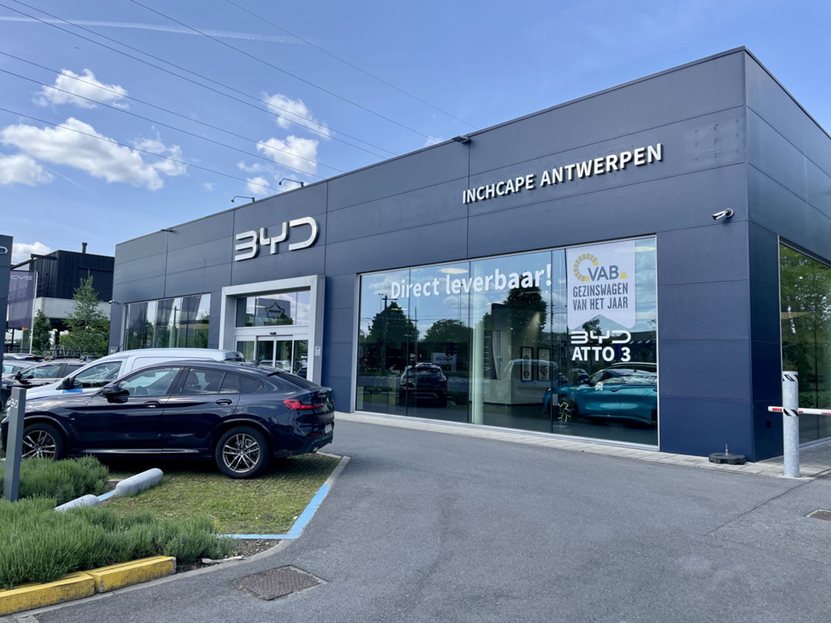 Media gallery: Inchcape BYD Showroom Antwerp Belgium