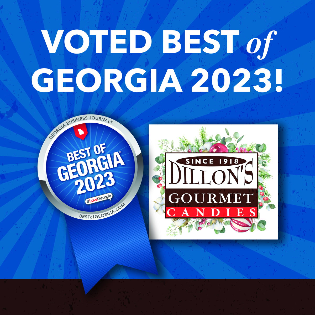 DILLON CANDY COMPANY HONORED AS BEST OF GEORGIA 2023 WINNER