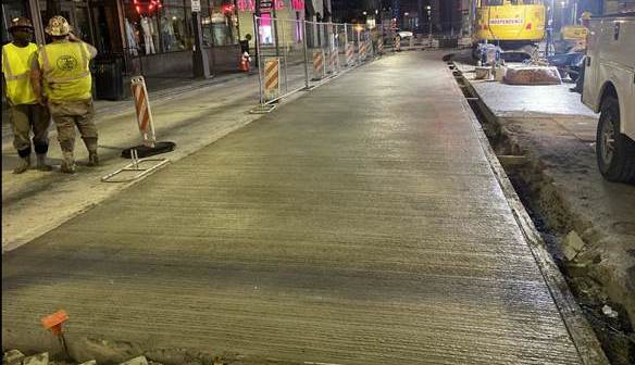 Sidewalk Demolition to Begin at Fifth Avenue and Market Street Next Week