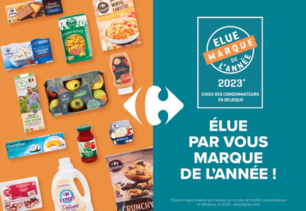 Carrefour lauréat « Élue marque de l’année 2023». Un plébiscite auquel ...