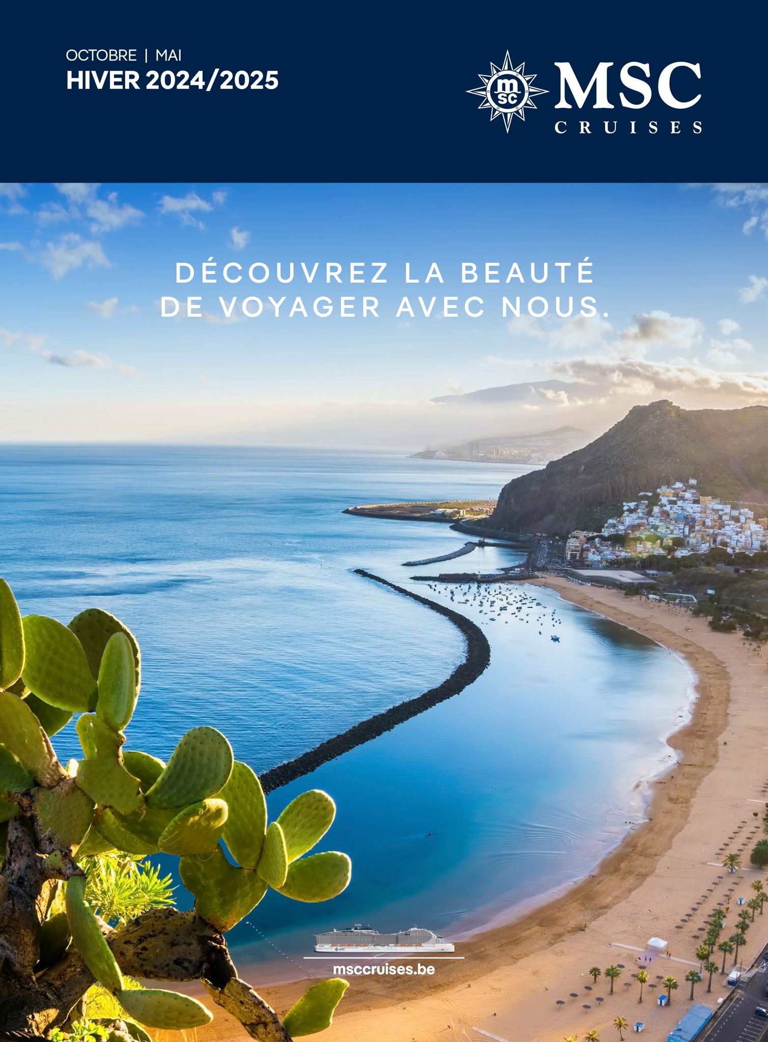 MSC Cruises : La brochure Hiver 2024-2025 est disponible en ligne