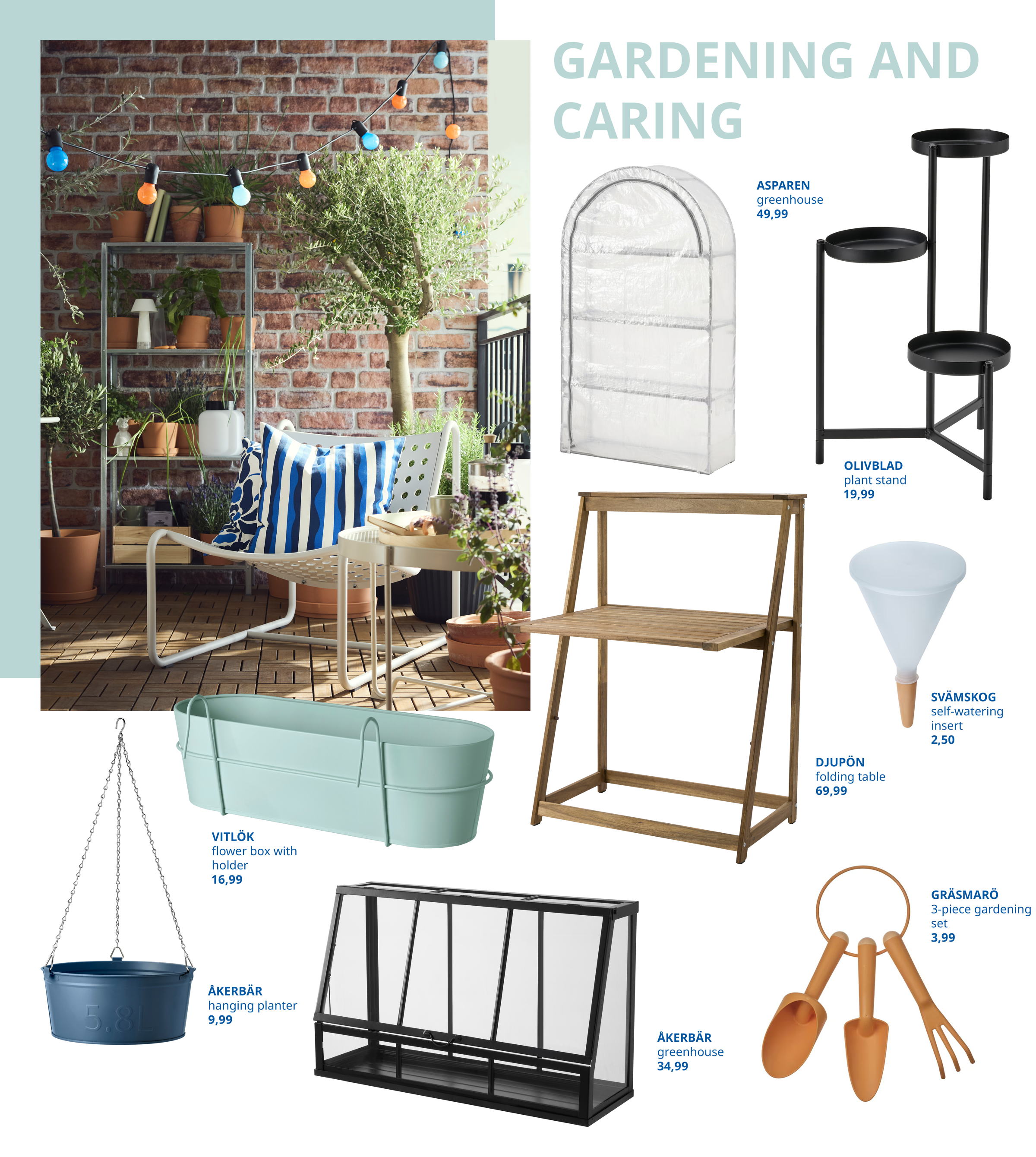 Tuin, terras of balkon: met de IKEA outdoorcollectie geniet je overal ...