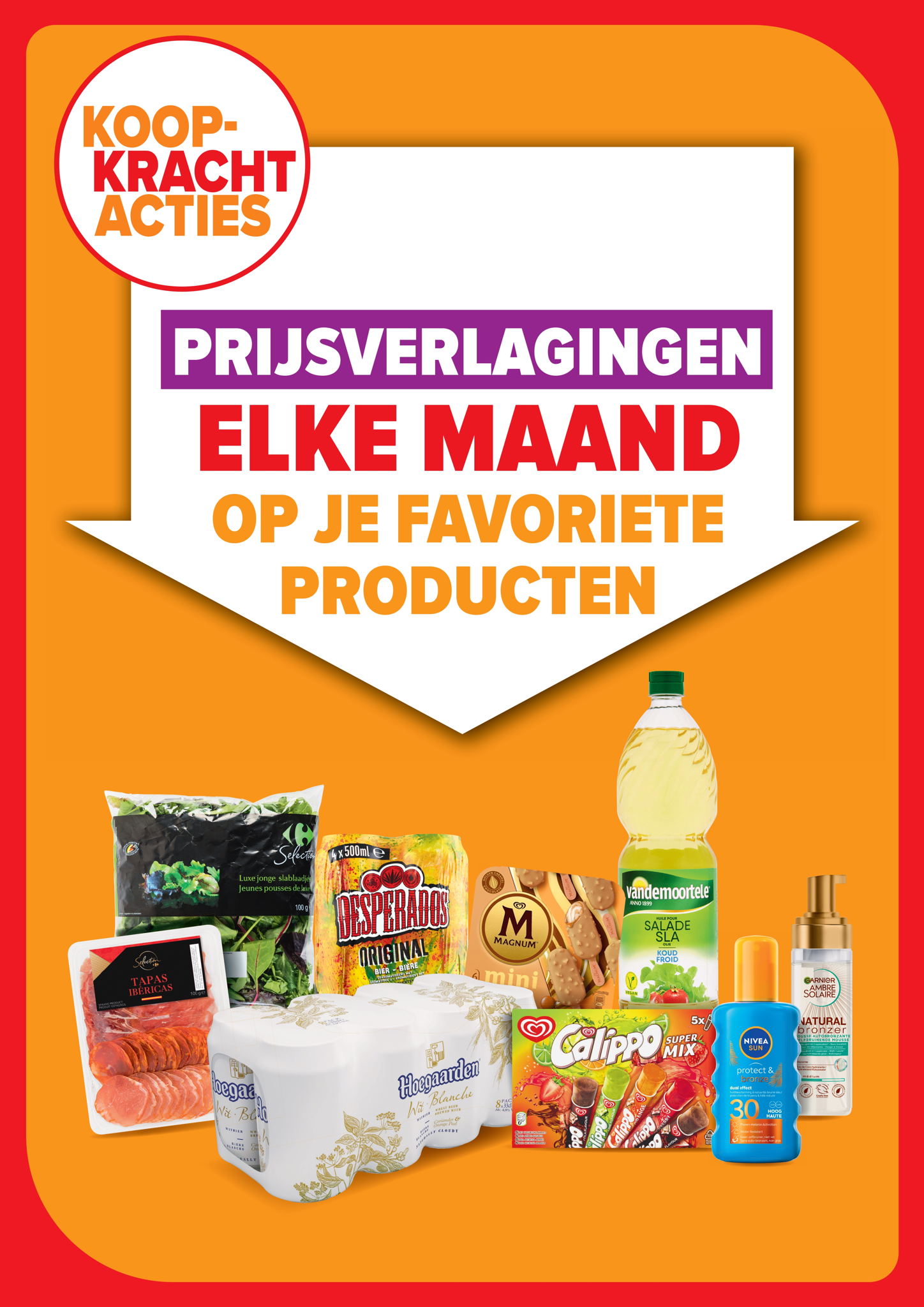 Carrefour lanceert prijsverlagingen op zomerproducten