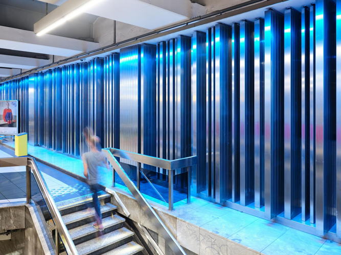 Métro Roodebeek : la station fait peau neuve