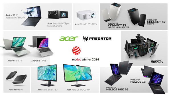 Acer Vero Products and Predator Gaming Devices Garner Design Accolades ...