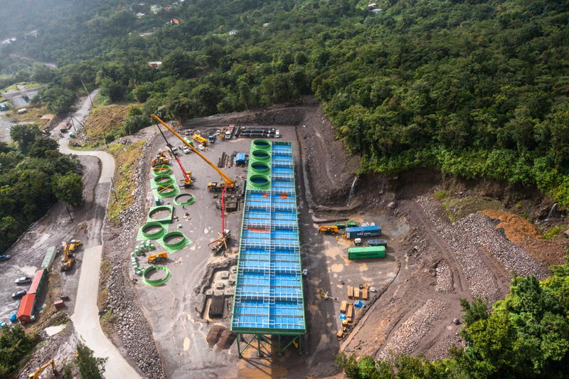 Dominica's geothermal power plant: on track for Christmas completion