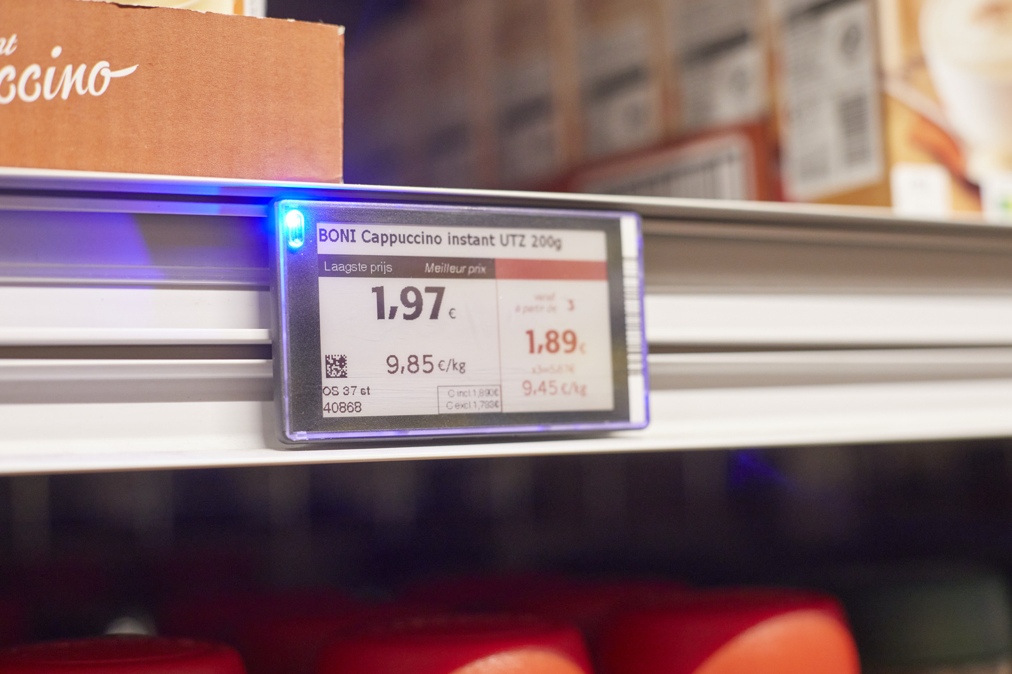 Colruyt workers save up to 90 minutes a day stocking shelves