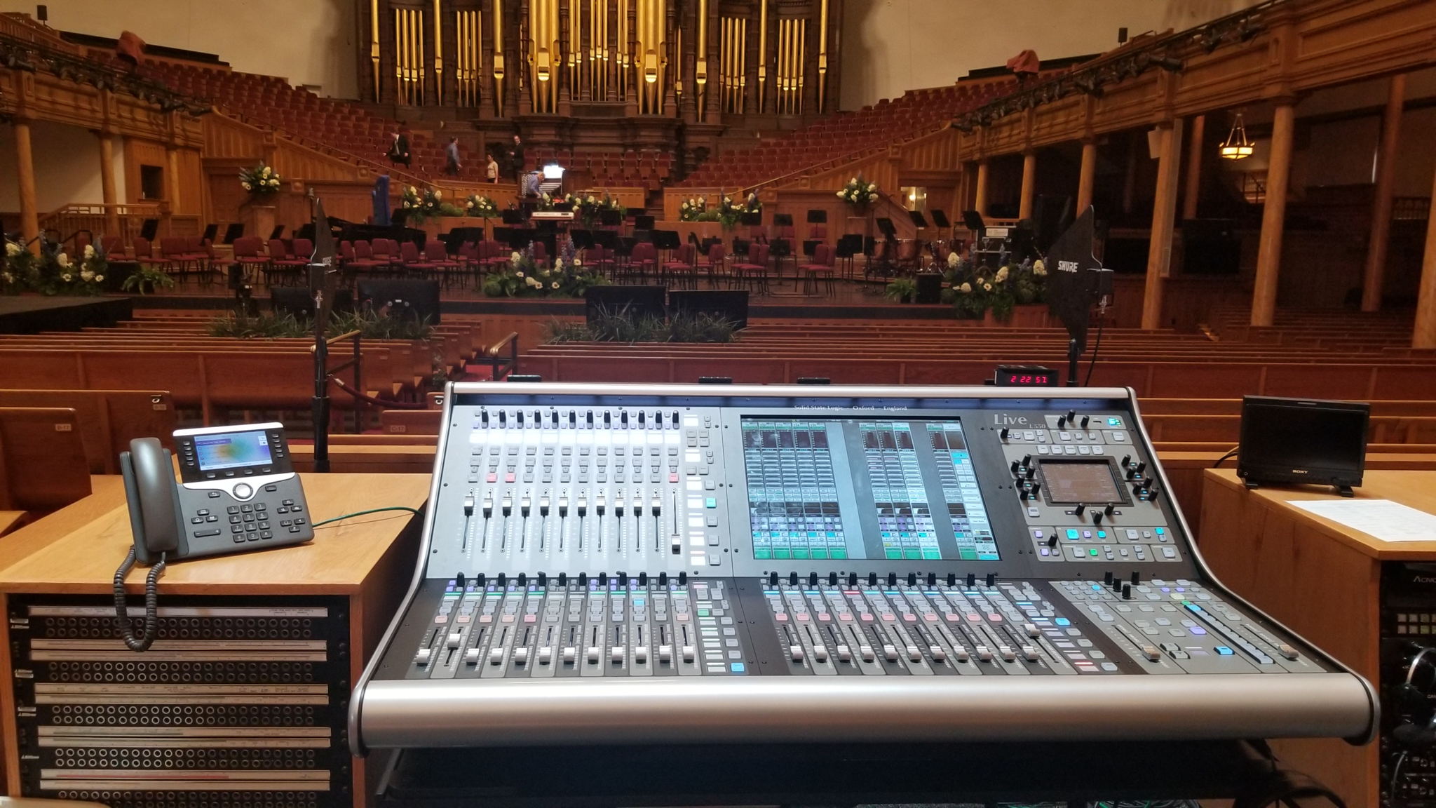 Mormon Tabernacle Installs Two Solid State Logic Live L550 Consoles For ...