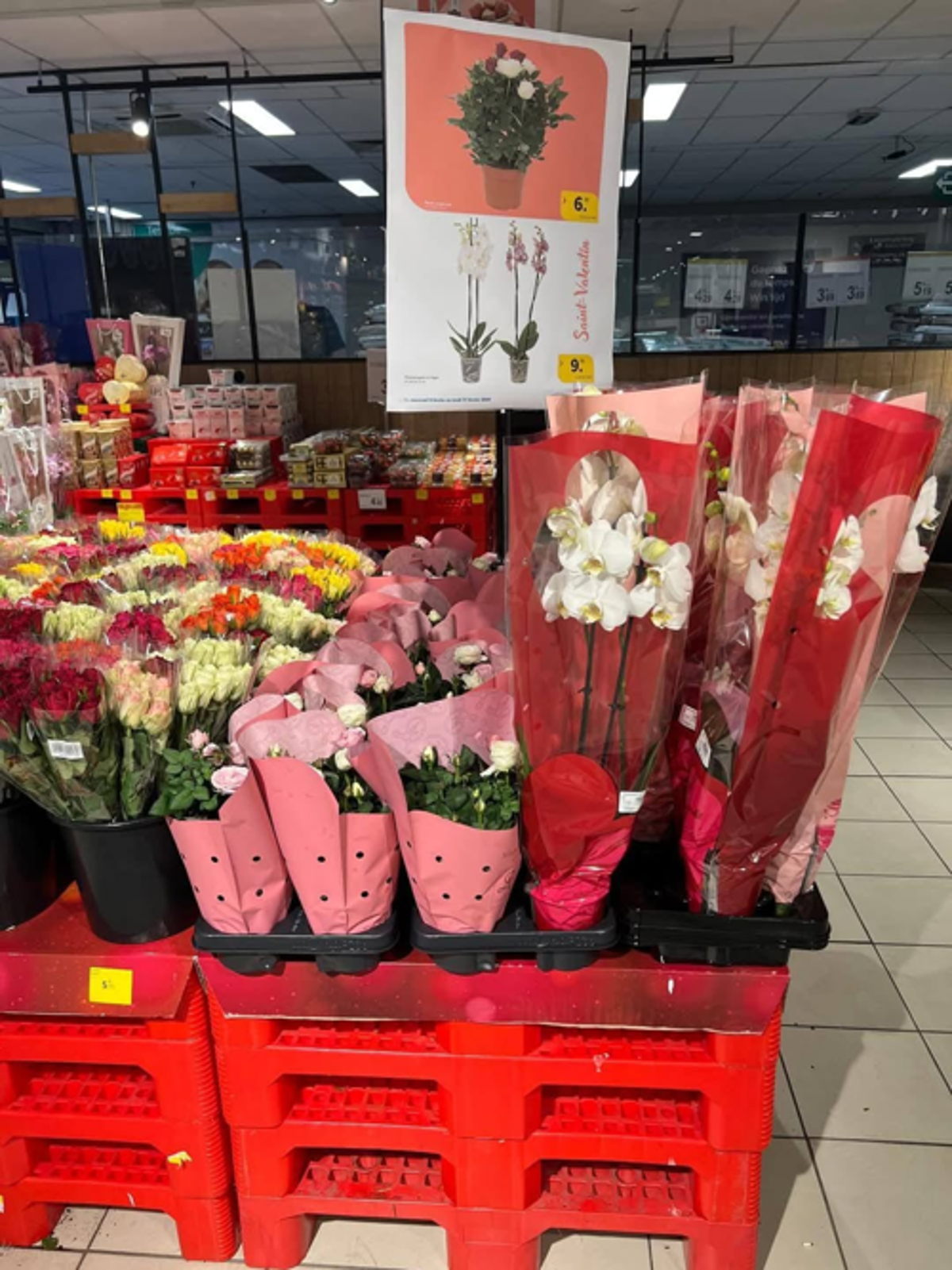 500 000 roses prévues pour la Saint-Valentin chez Carrefour