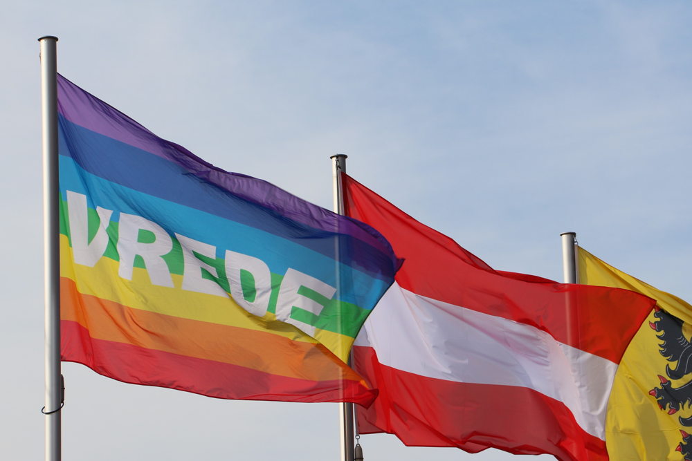 Stad Leuven roept inwoners op om de vredesboodschap mee uit te dragen Stad Leuven roept inwoners op om de vredesboodschap mee uit te dragen