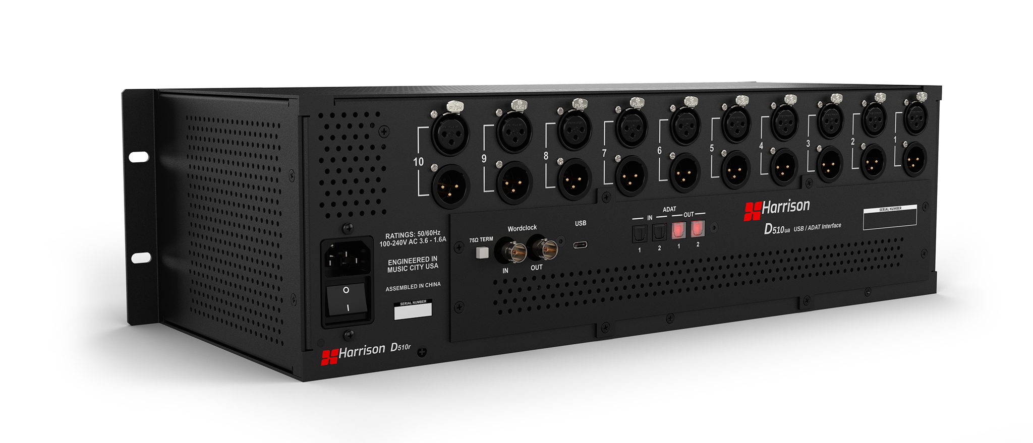 Harrison Audio Announce D510ua USB/ADAT Interface for D510 500 Series ...