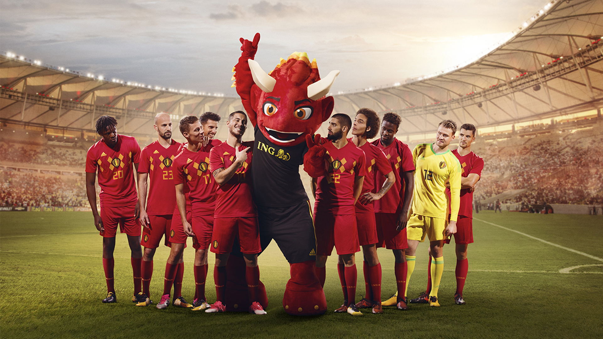 Bienvenue à Red, la mascotte officielle des Diables Rouges