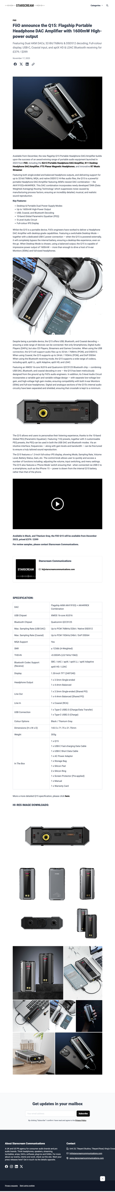 Technology Press Release Examples