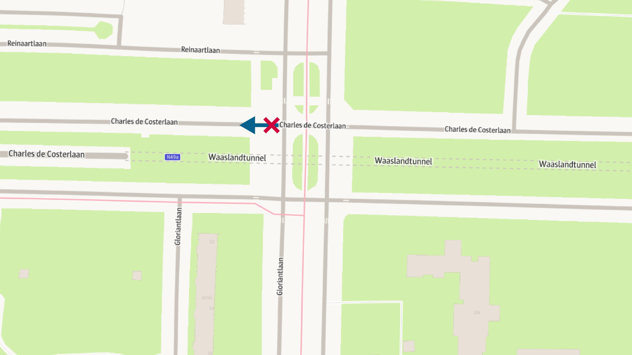 Deel ventweg Charles de Costerlaan afgesloten voor betere ...
