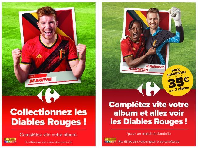 Carrefour lance un nouvel album Diables Rouges et Red Flames : 132 ...