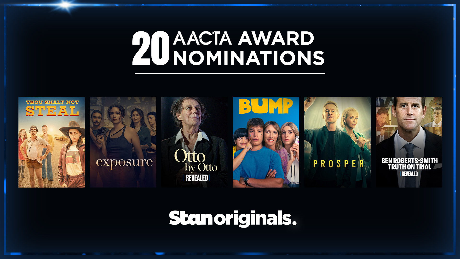 STAN ORIGINALS RECEIVE 20 NOMINATIONS FOR THE 2025 AACTA AWARDS WITH ...