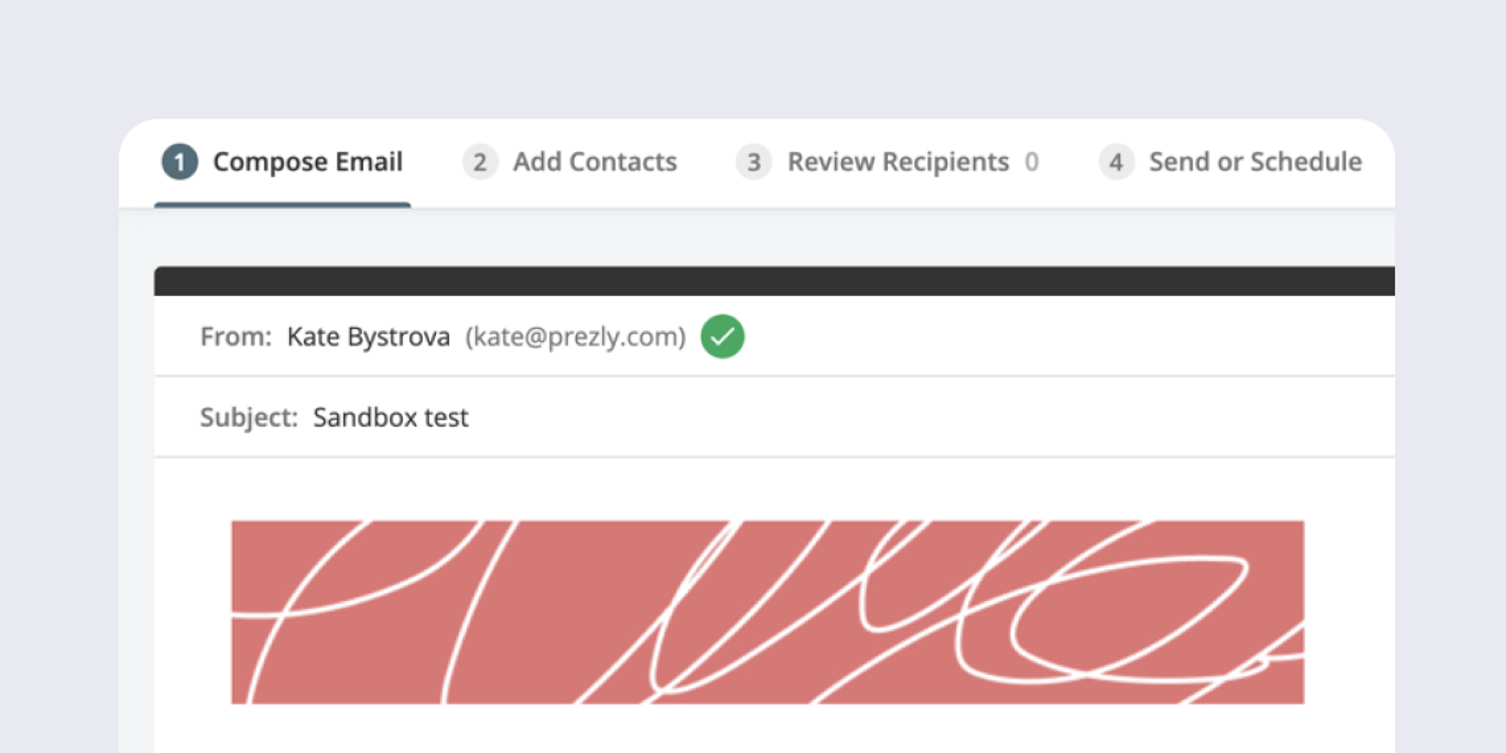 How can I add an email header image to the top of my campaign?