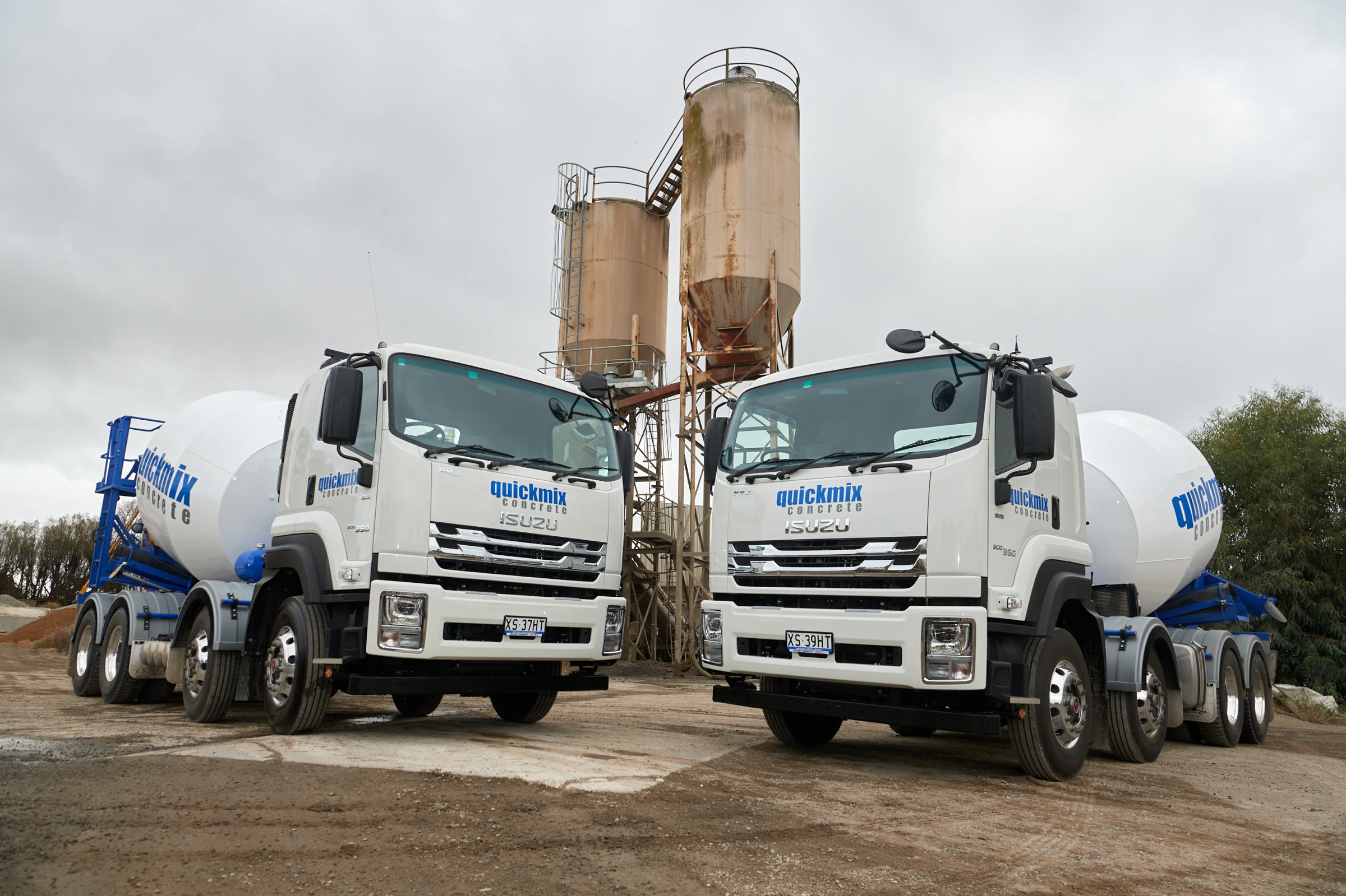 Quality Control: Isuzu Agitators 'Complete Unit' for QuickMix Concrete