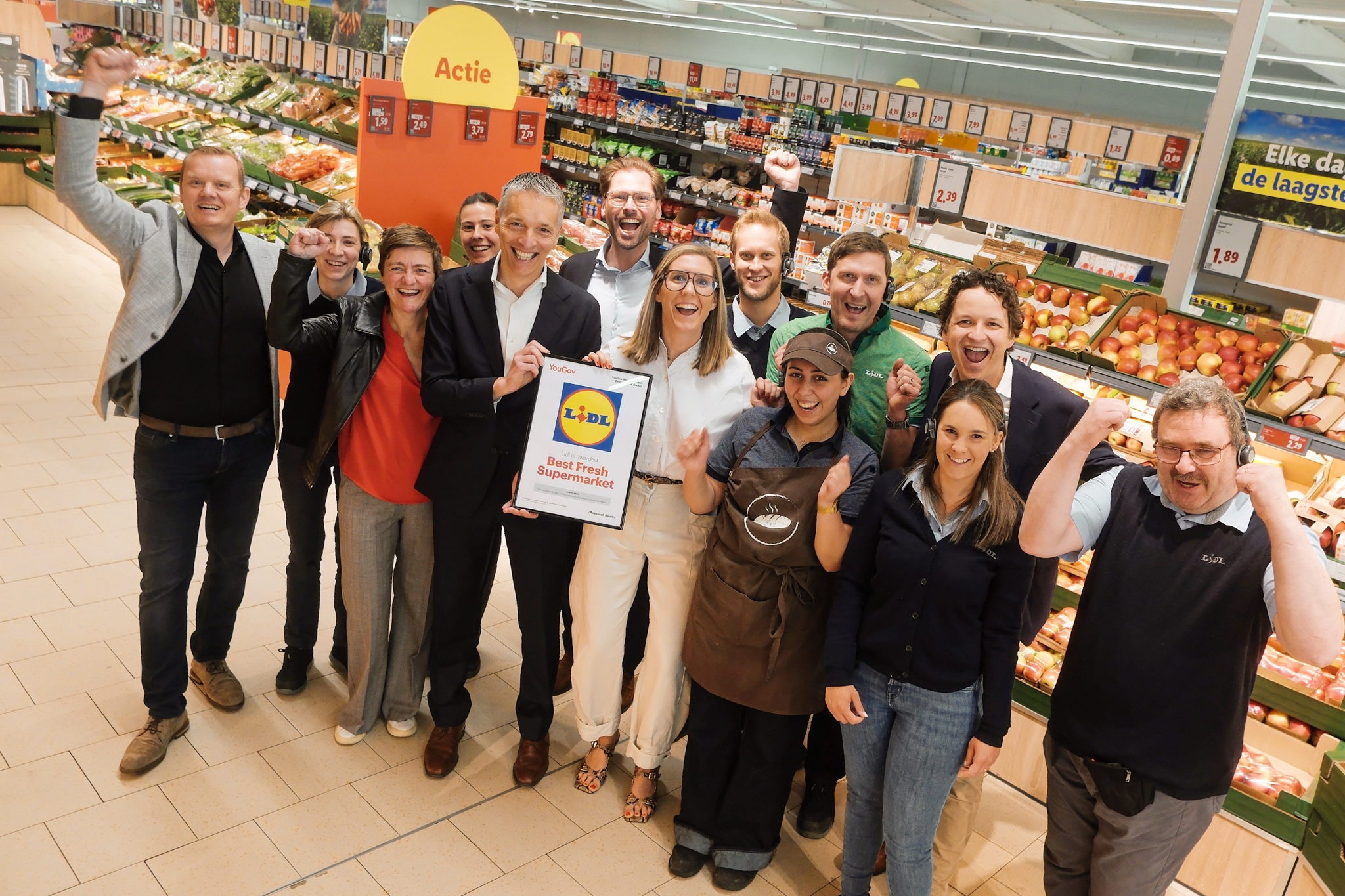 Les consommateurs belges couronnent Lidl numéro 1 du « Frais » en Belgique