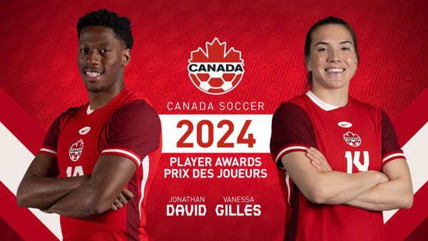 Vanessa Gilles and Jonathan David named Canada Soccer's 2024 Players of ...
