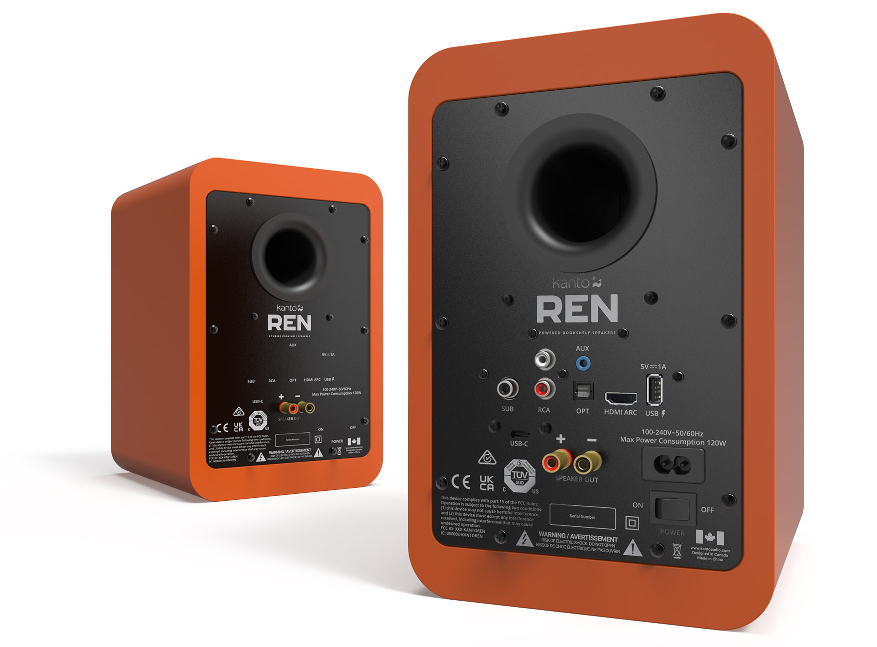 Kanto Audio REN: High Performance 100W Active Speakers with HDMI ARC