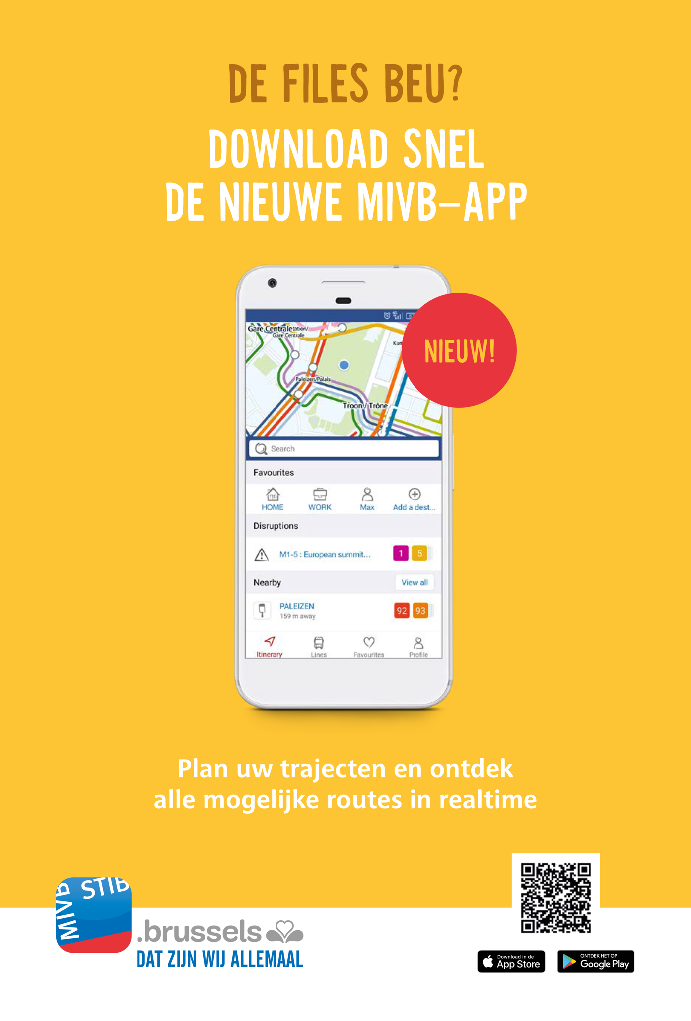 MIVB lanceert nieuwe app