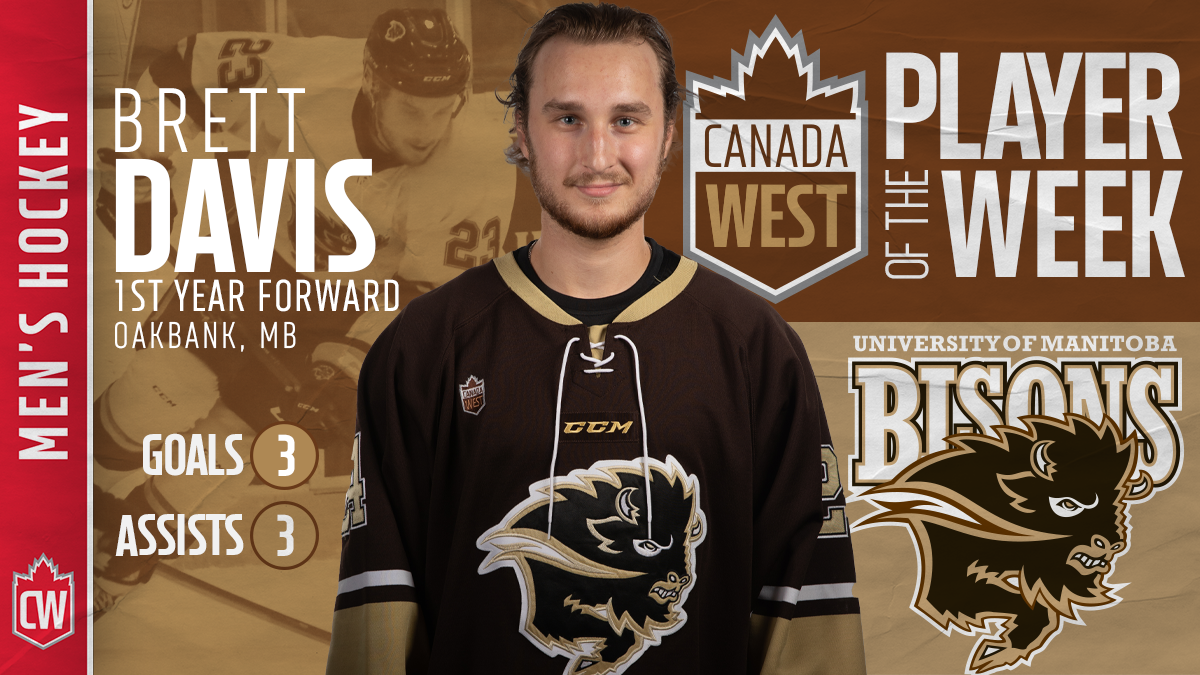 Brett Davis named CW Men's Hockey Player of the Week - University of ...