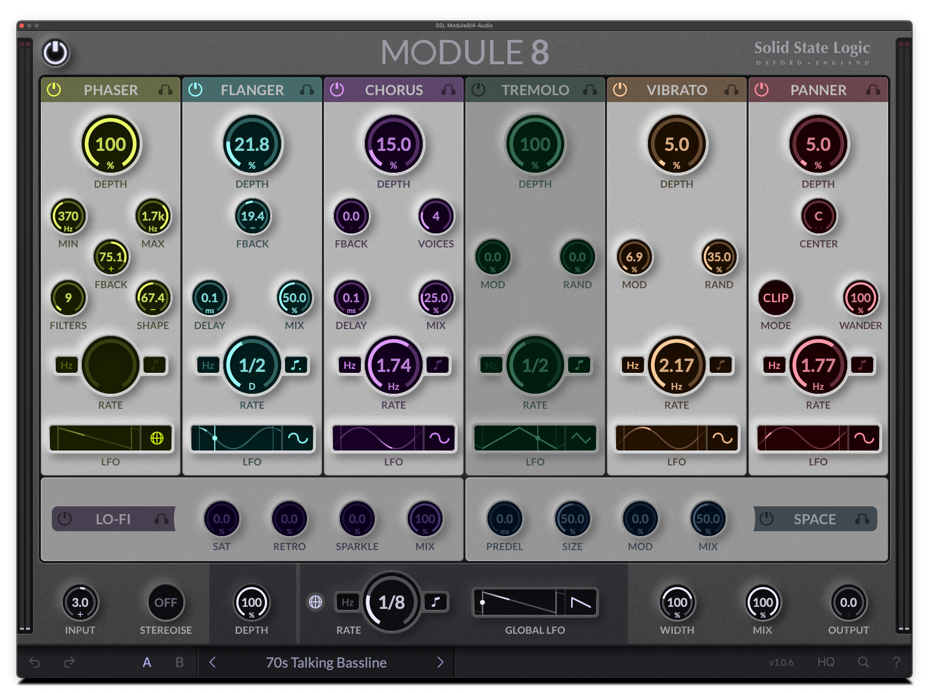 More flavour for your FX: Solid State Logic Launch Module8 Plug-in