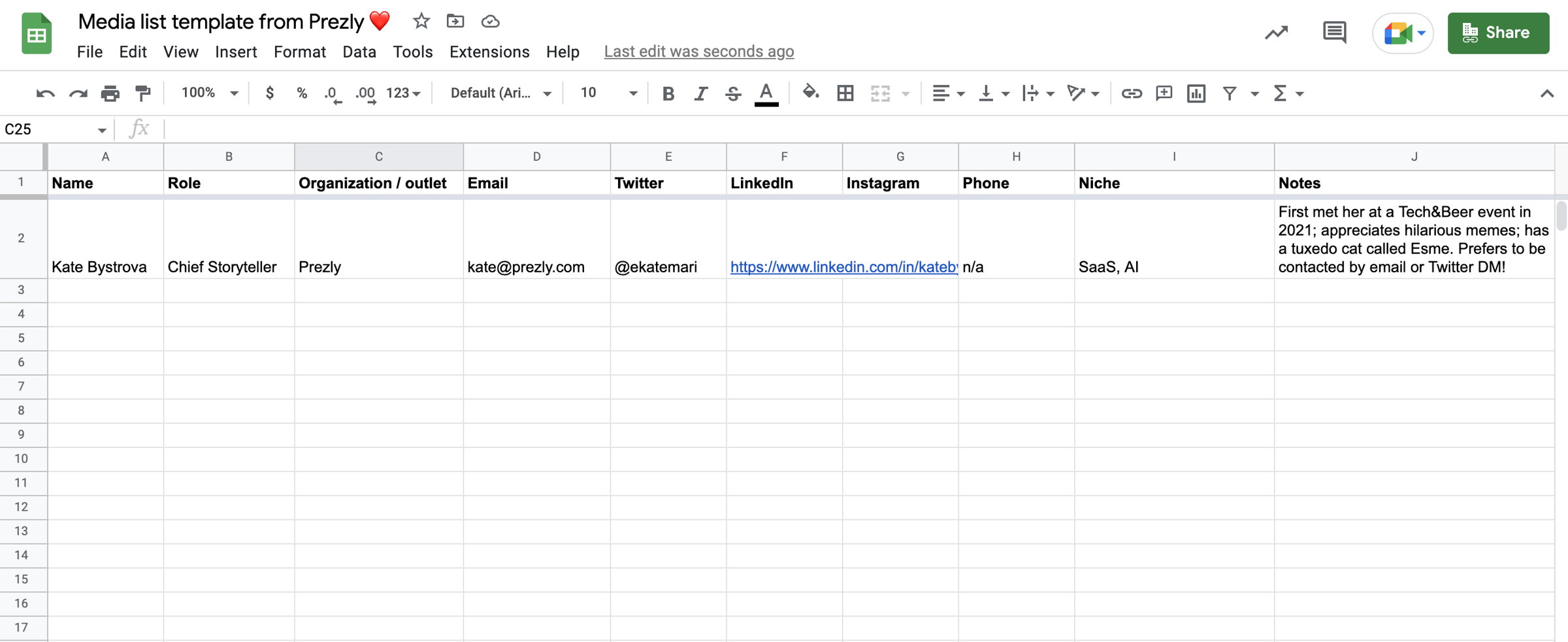 How To Create a PR Media Contact List (with Template & Tools)
